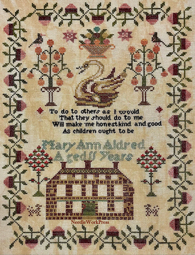 THE MARY ANN ALDRED SAMPLER by Needlework Press | KittenStitcher
