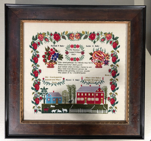 Mary Ann Baily 1842 by Queenstown Sampler Designs | KittenStitcher