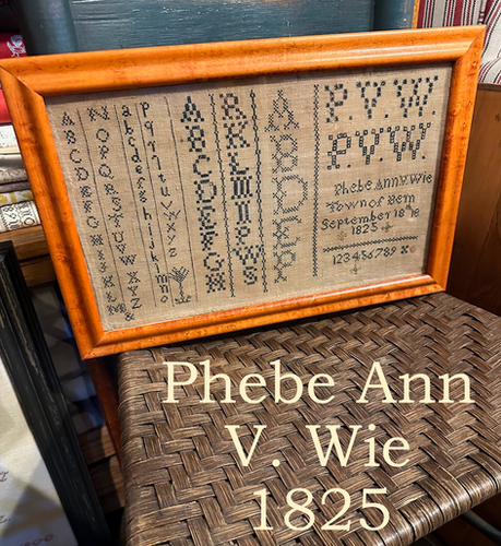 PHEBE ANN V. WIE 1825 by Needlework Press | KittenStitcher