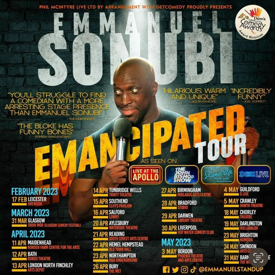 REVIEW: Emmanuel Sonubi - Emancipated (UK Tour, Glasgow)