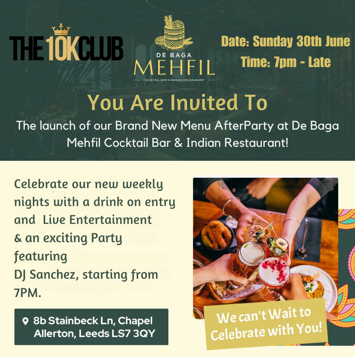 DeBaga Mehfil Party | THE 10K CLUB