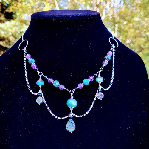 The Moody Princess, Necklace, Sterling Silver & Stainless Steel ...