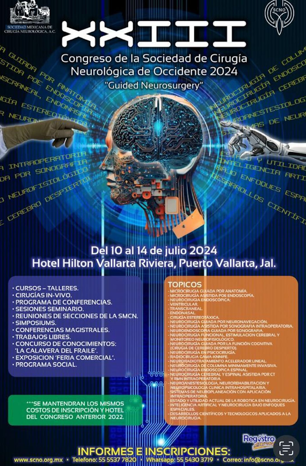 XXIII Congreso de la Sociedad de Cirugía Neurológica de Occidente | SMCN