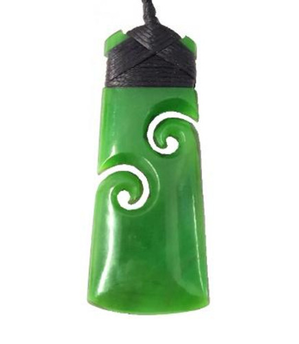 Double Koru Toki Pendant | SomethingKiwi