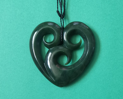 Triple Koru Heart | SomethingKiwi