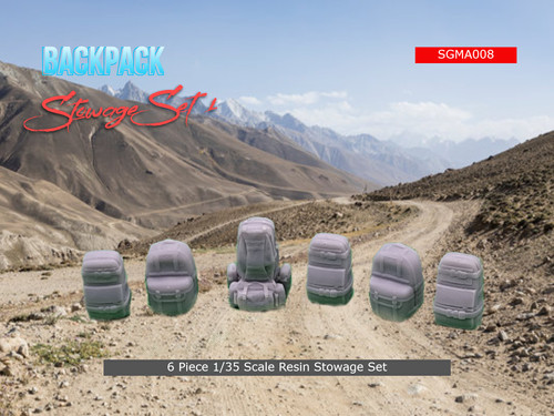 Backpack Stowage Set 1. 1/35 Scale | Stargazer Models