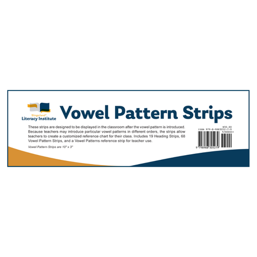 Vowel Pattern Strips | Slingerland