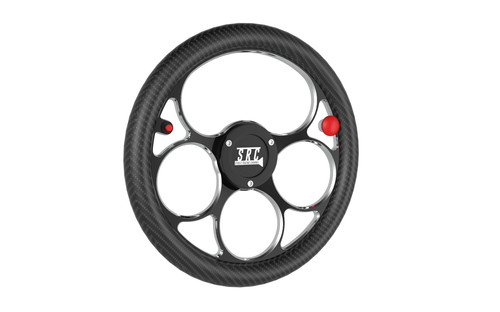 RBZ Billet 4 spokes steering wheel 3d model | Capone Designs