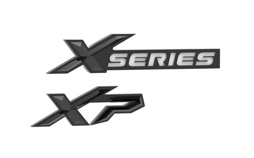 X series XP badges pack 3d model | Capone Designs