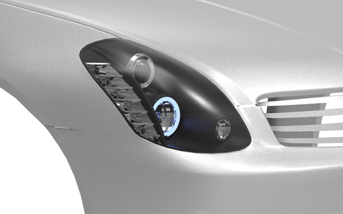 Headlights HID Infiniti G35 Sedan 2005 3D Model | Capone Designs