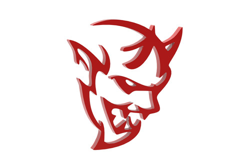 Dodge Demon logo 3d model | Capone Designs