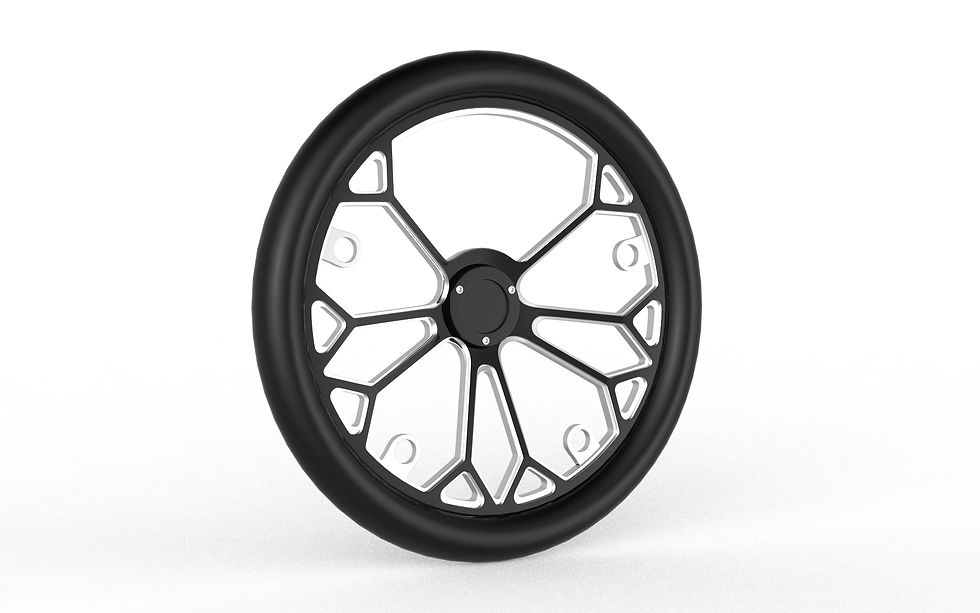 Steering wheel RBZ Billet 3D Model | Capone Designs