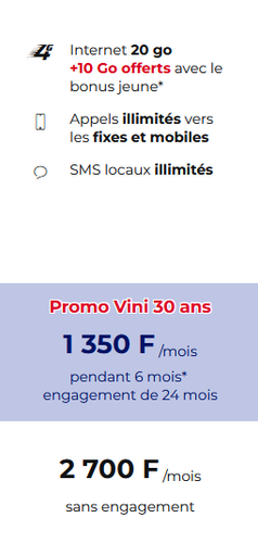 Vini Nui 20 Go spéciale promo | ViniMaeva