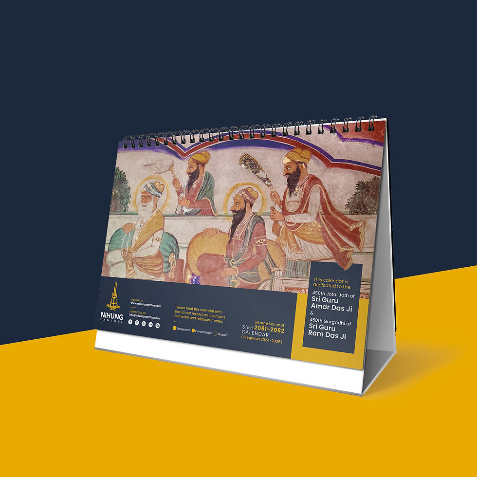 (UK Only) Nihung Santhia 2024 Desk Calendar | Nihung Santhia