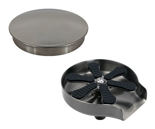 Countertop Glass Rinser (Kitted - Base & Cover) | Nova Bath