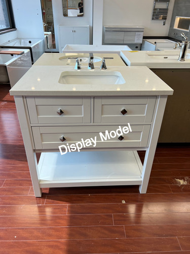 Gena 36" Vanity in White | Nova Bath