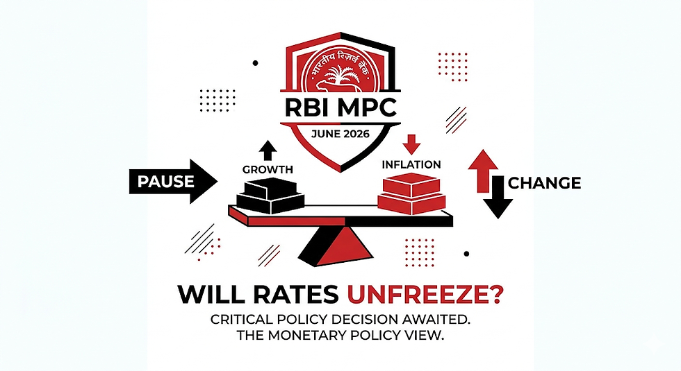 RBI MPC Meeting June 2026: Will Interest Rates Finally Change?