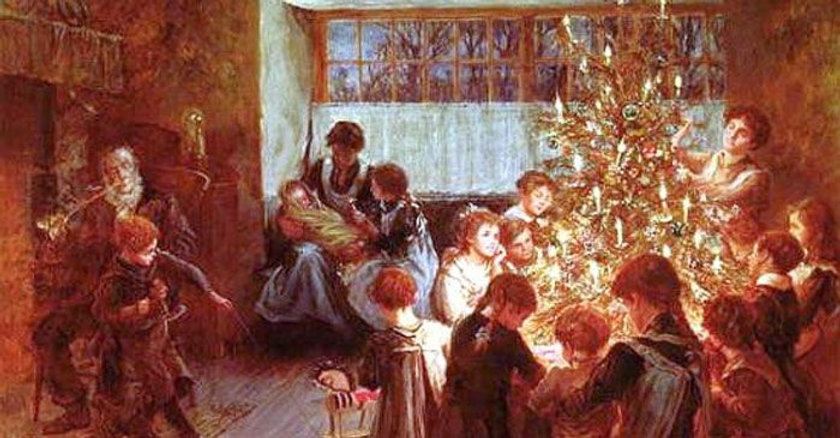 L'albero di Natale dipinto da Albert Chevalier Tayler
