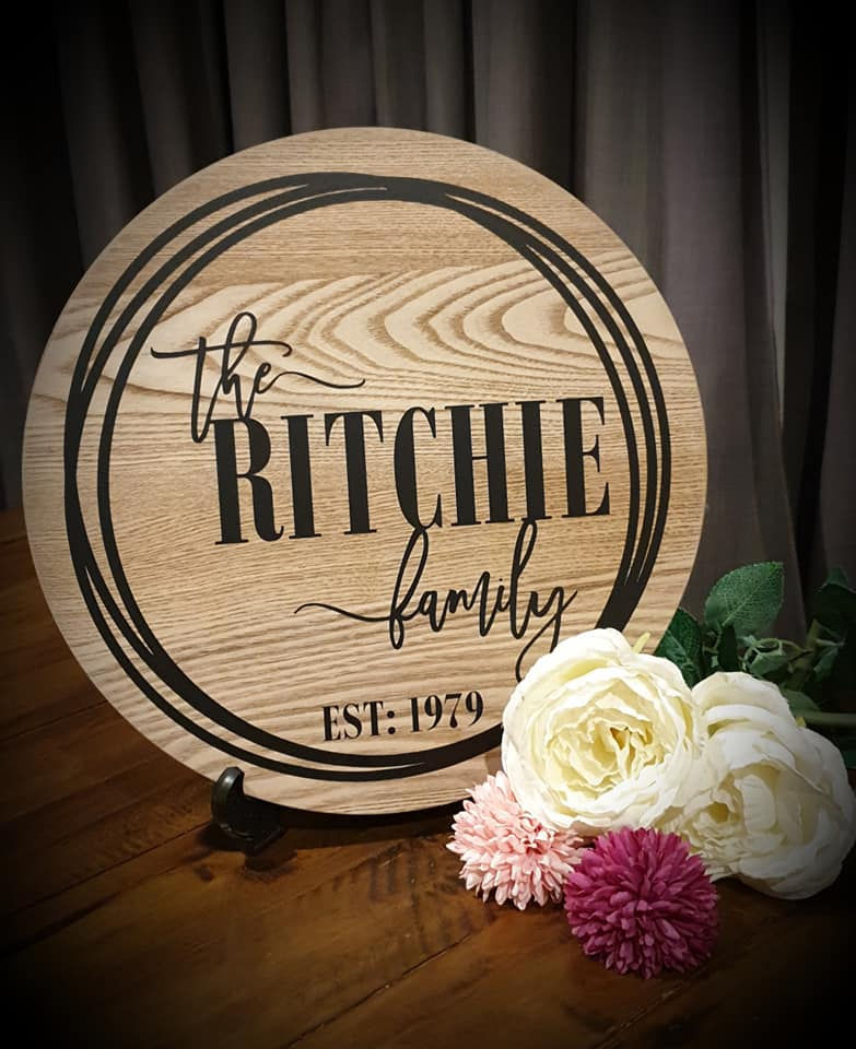 Personalised Family Plaque | Sort it with Steph