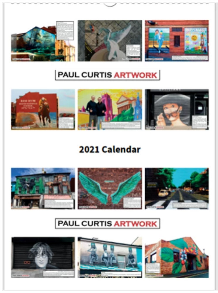 Paul Curtis Artwork calendar!