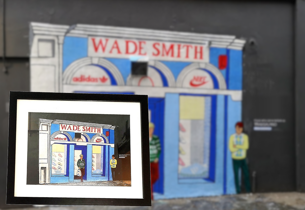 Wade Smith Mural. Art Print. | paulcurtisartwork