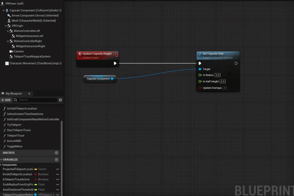 Adding smooth locomotion to your UE5 VR Project.