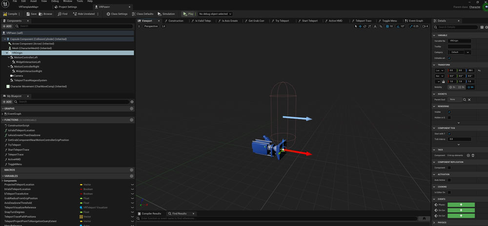 Adding smooth locomotion to your UE5 VR Project.