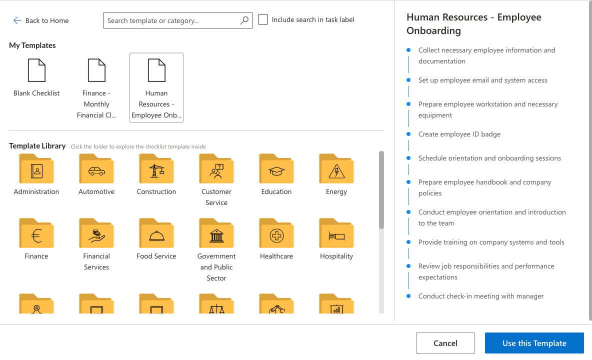 How to Create Your First Checklist | TeamsWork