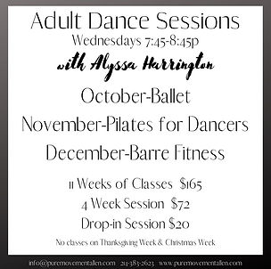 Dance classes in Allen TX | United States | Pure Movement Dance