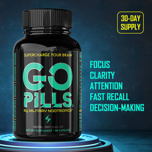 GO PILLS® mental performance supplement | GO PILLS