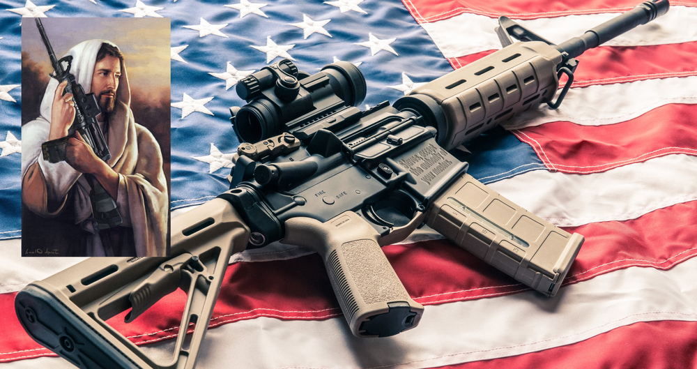 Jesus' personal AR15 sold for $250,000 at auction.