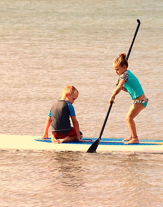 Paddle Board Instruction in Fiji