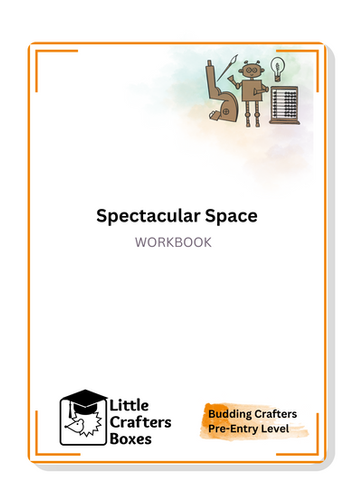 Spectacular Space - Budding Crafters Workbook | Little Crafters