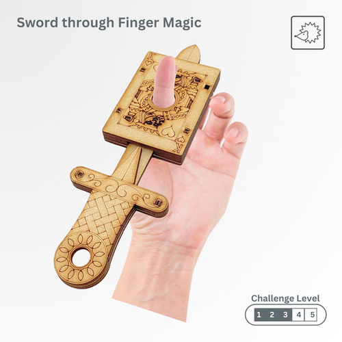 Sword Through Finger Magic | Little Crafters