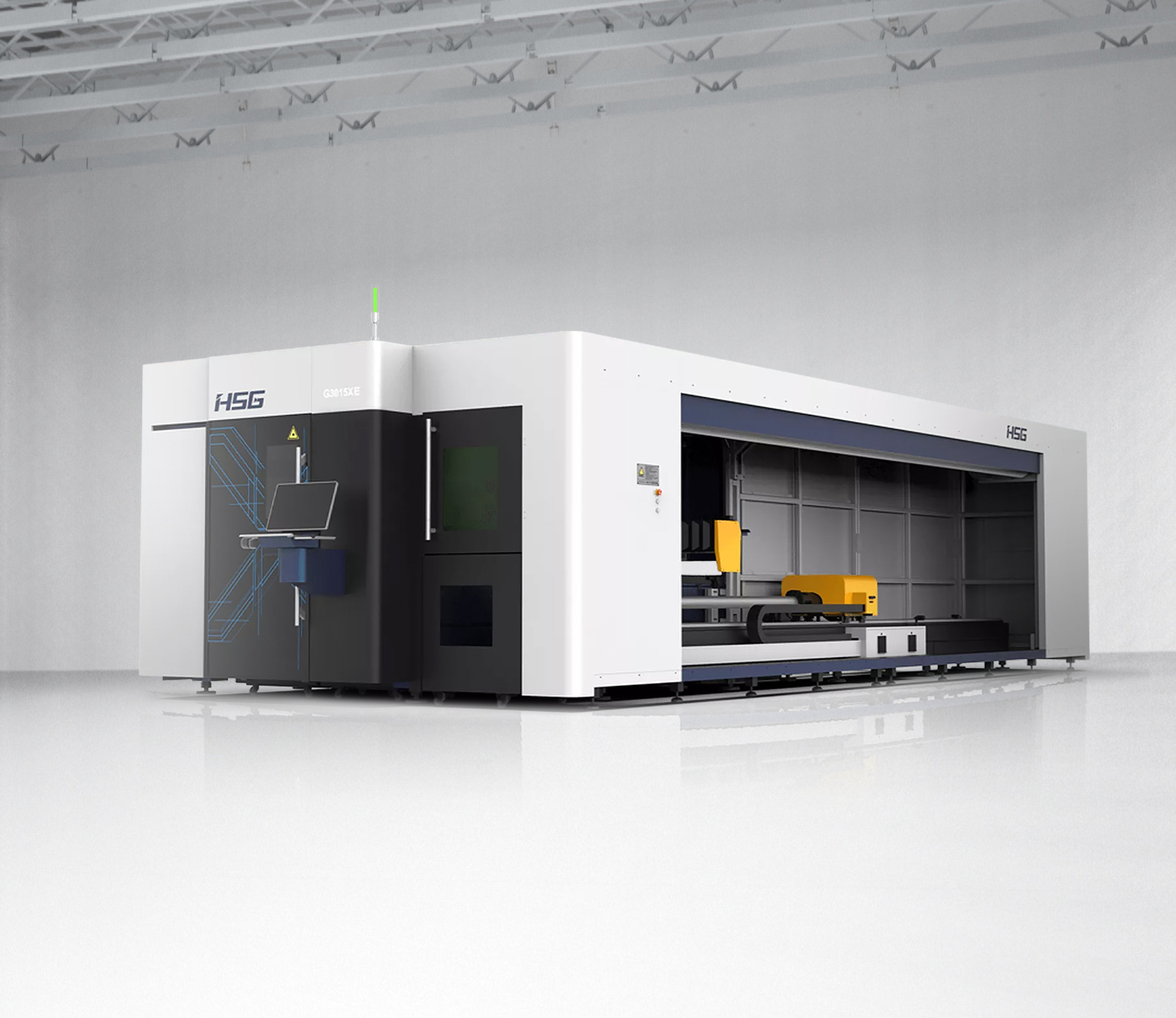 HSG Laser G3015XE Combination Sheet and Tube Laser Cutter