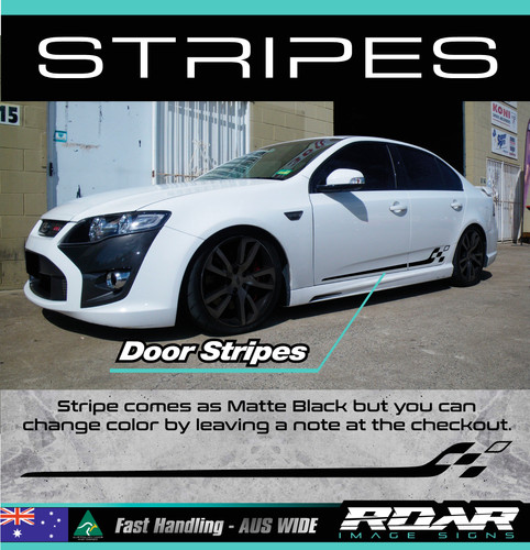 AM Door stripes fit FORD FG SEDAN side decals sticker XR6 XR8 GT 50th ...