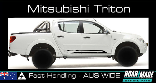 2006-2014 MITSUBISHI Triton door stripes decals sticker stripe decal MN ...