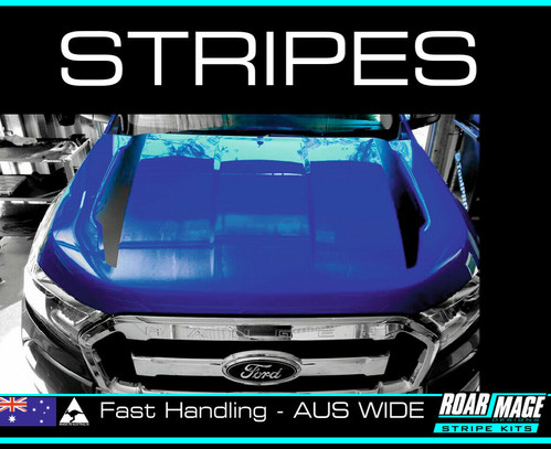 2015-2020 Ford Ranger LH & RH BONNET stripes kit decals stickers stripe ...
