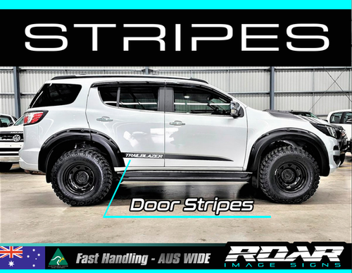 2012-2021 HOLDEN COLORADO 7 TRAILBLAZER side door stripes decals ...