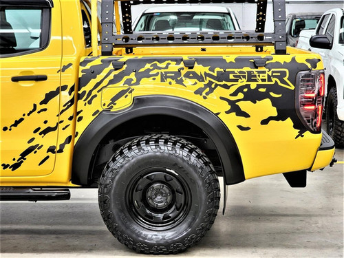 AM TUB stipes fit 2012-2023 Ford Ranger decals stickers door MUD ...