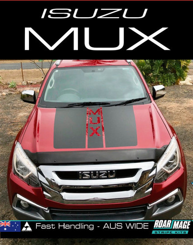 2013-2019 Isuzu MU-X Bonnet stripes decals stickers decal sticker MUX ...