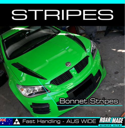 AM BONNET STRIPES fit 2014-2017 Holden VF Commodore stickers HSV SS ...
