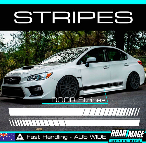 AM door Stripes fit 1992-2021 SUBARU WRX decal sticker Impreza suits ...