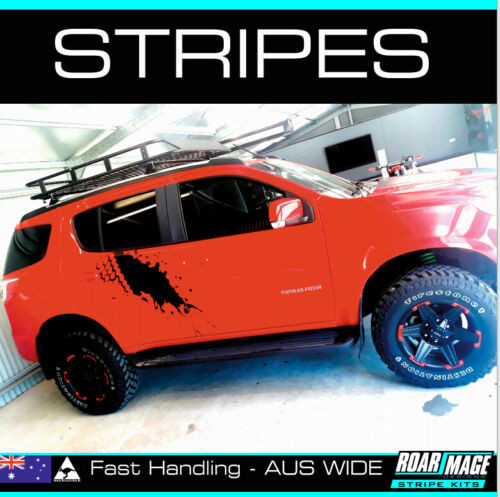 UNIVERSAL mud splash decal stripes stickers for Trailblazer M-UX Triton ...