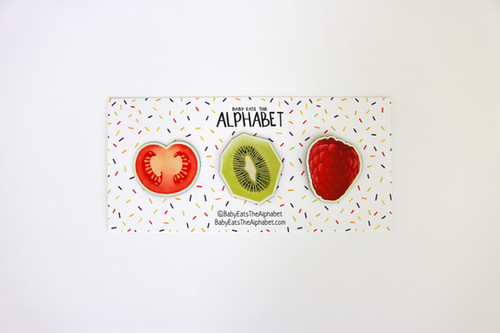Foodie Trio Magnet Set | Baby Eats The Alphabet