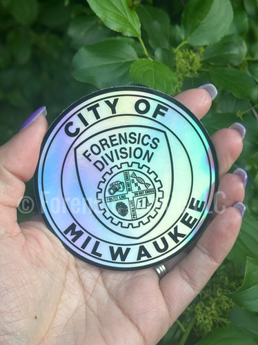 Milwaukee Forensics Holographic Patch Sticker | Forensic Junkie