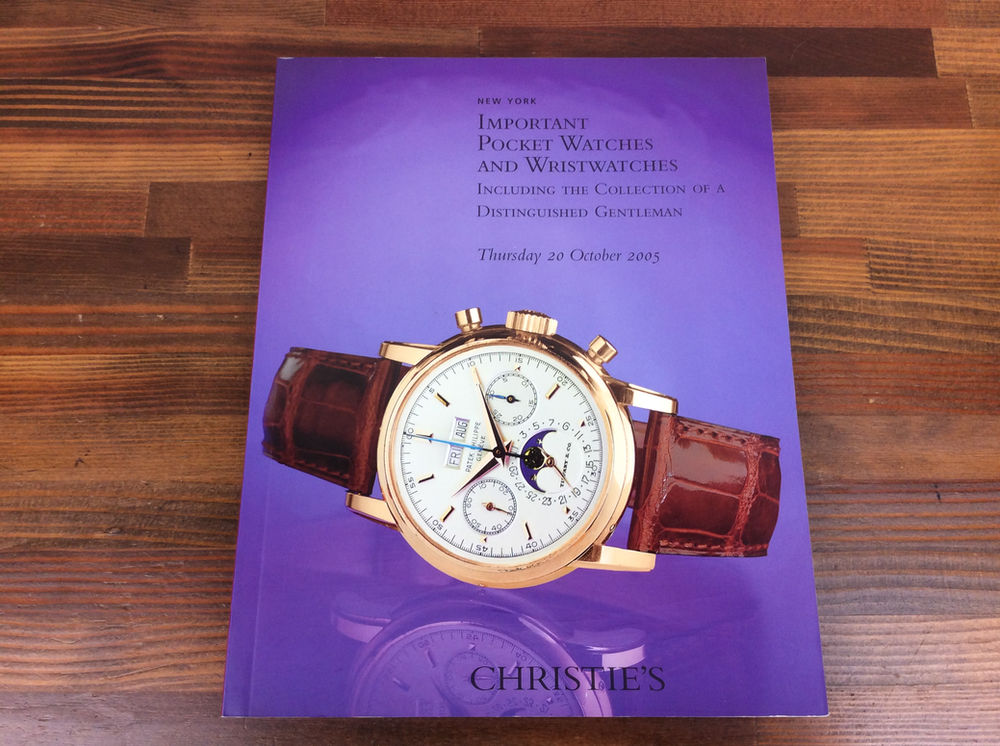 Christies New York Important Watches Oct 2005 Auctions Book 256 Page