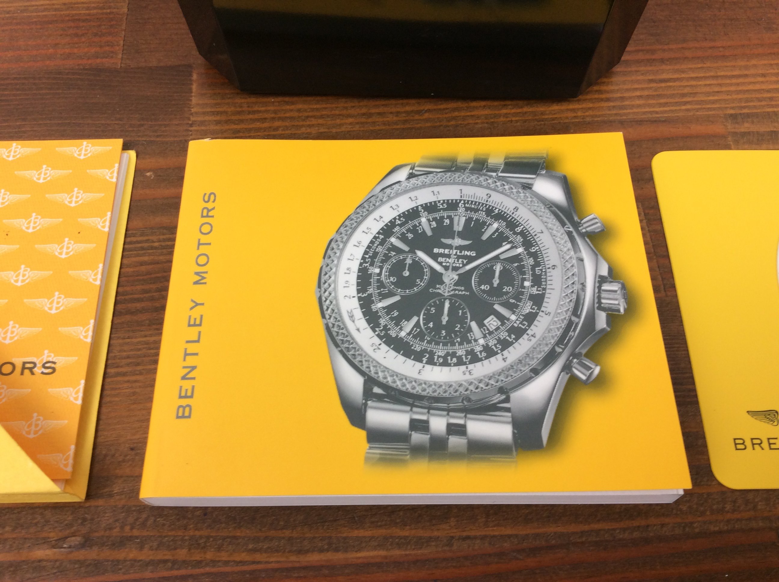 Breitling for Bentley Motors Watch Box + Booklet & Slide Rule