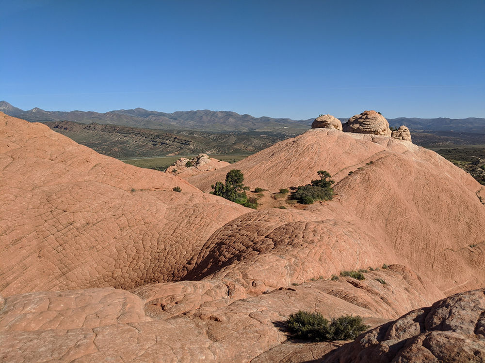 Hiking to The Vortex, aka "The Bowl" in Southern Utah