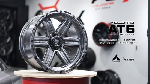 18" | RAXER AT-06( Gun Metal ) | Wheels Bay 4x4